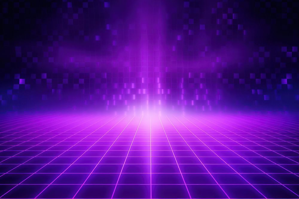 Purple grid pattern neon light | Premium Photo Illustration - rawpixel