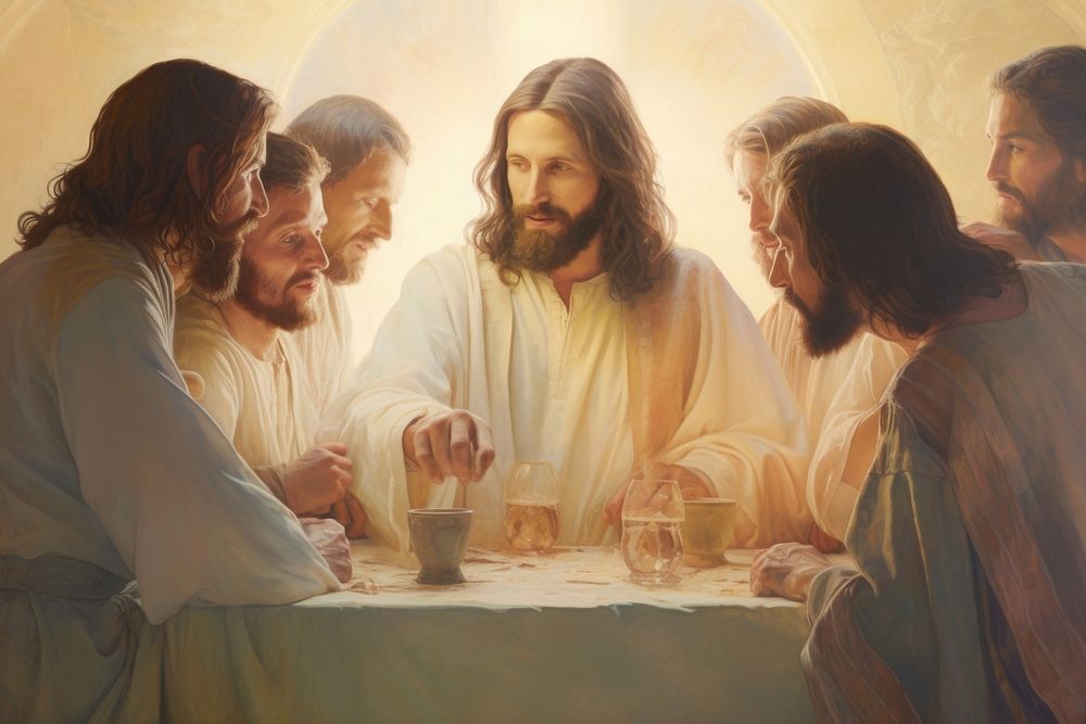 Jesus shared his Apostles long | Free Photo Illustration - rawpixel