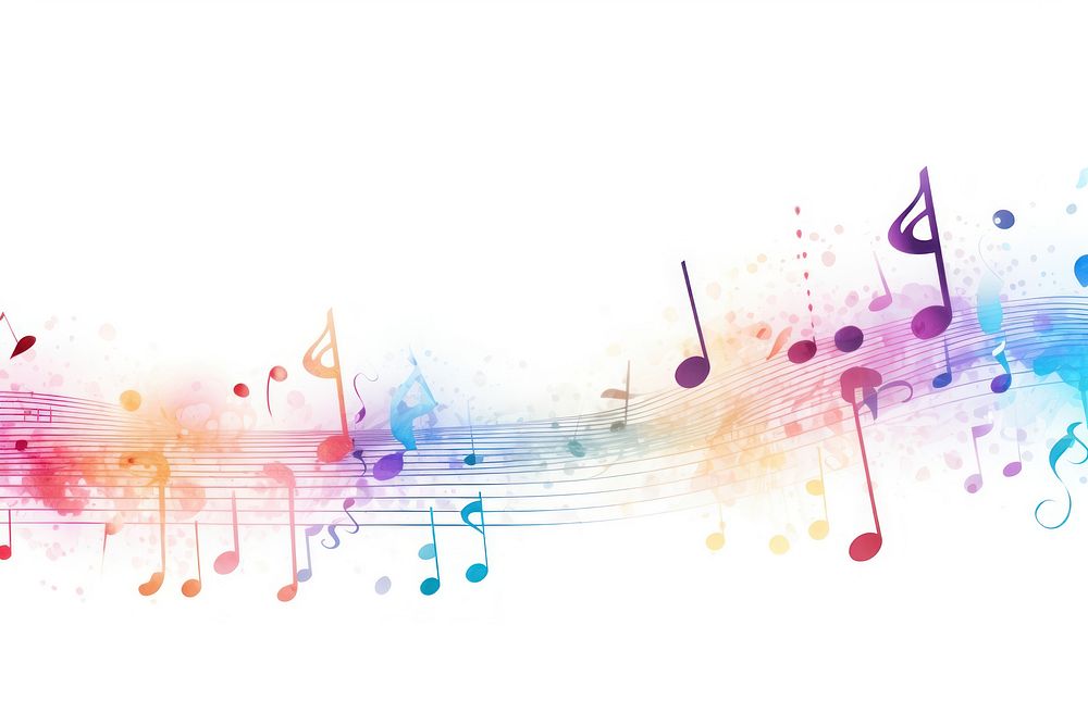 Music line horizontal border backgrounds | Free Photo Illustration ...
