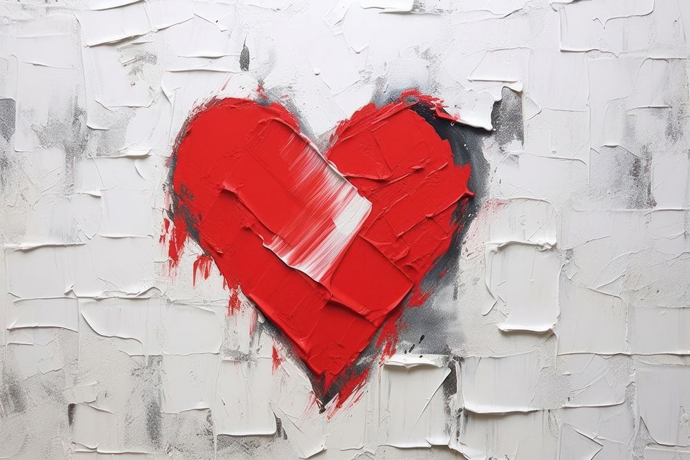 Abstract love bonding valentine ripped | Premium Photo Illustration ...