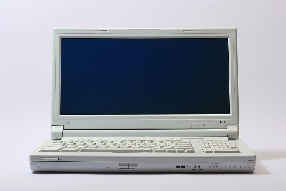 Y2K Laptop blank screen floating | Free Photo - rawpixel
