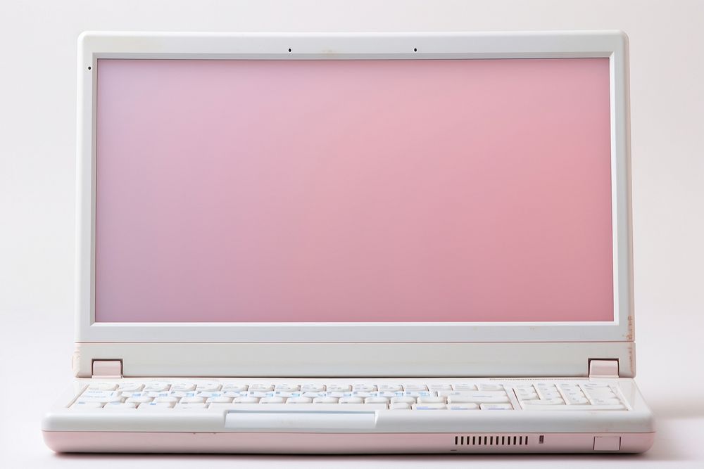 Y2K Laptop blank screen floating | Free Photo - rawpixel