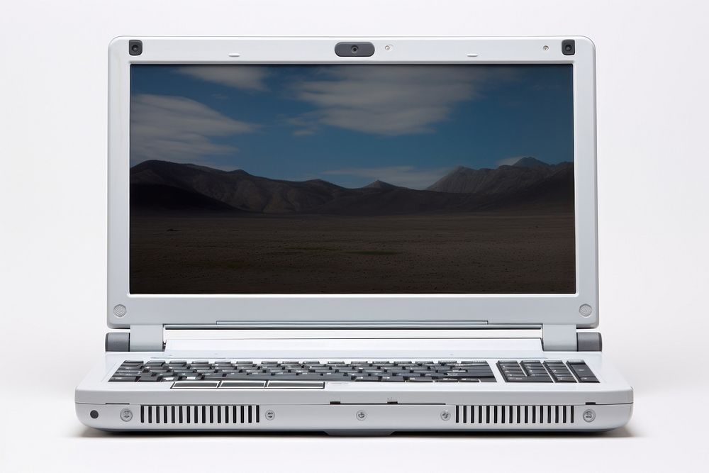 Y2K Laptop blank screen floating | Free Photo - rawpixel