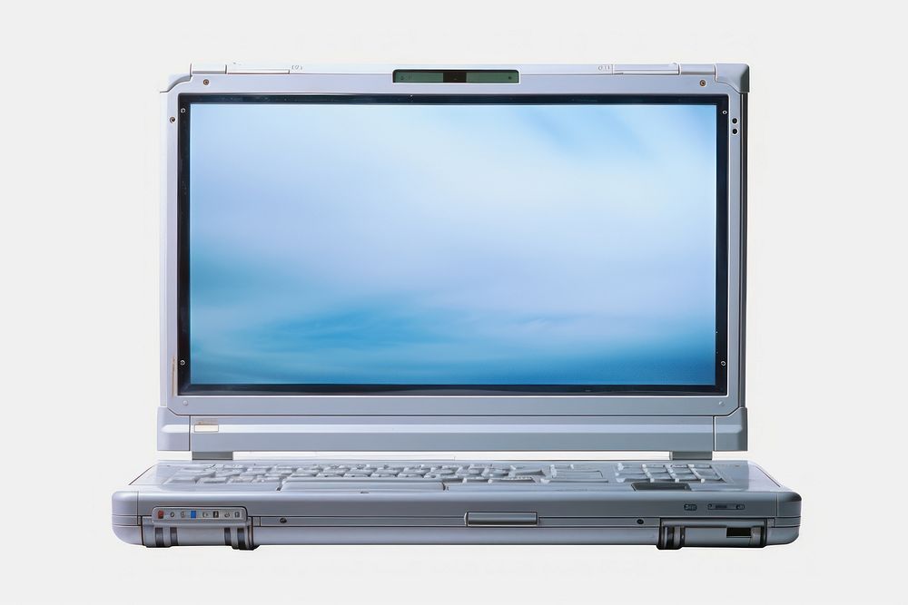 Y2K Laptop blank screen floating | Free Photo - rawpixel