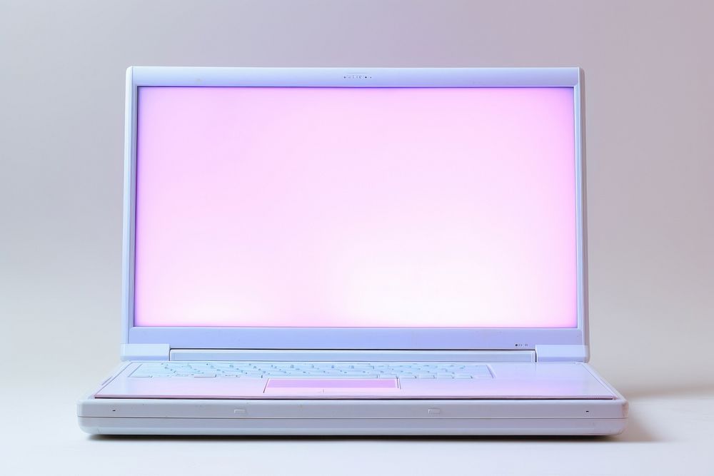 Y2K Laptop blank screen floating | Free Photo - rawpixel