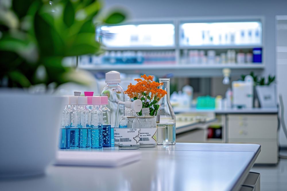 Laboratory room biotechnology biochemistry education. | Premium Photo ...