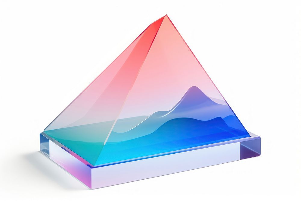 Mountain crystal mineral pyramid. | Premium Photo Illustration - rawpixel