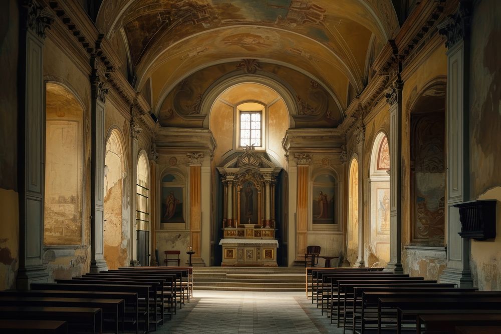 Empty scene church architecture building | Free Photo - rawpixel