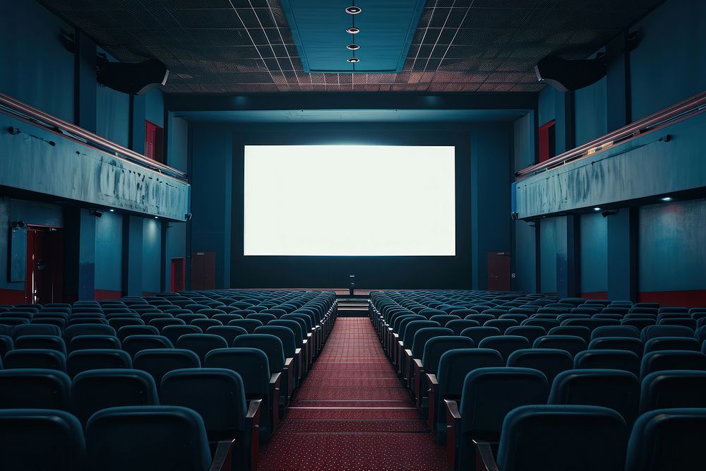 Empty scene cinema architecture chair | Free Photo - rawpixel
