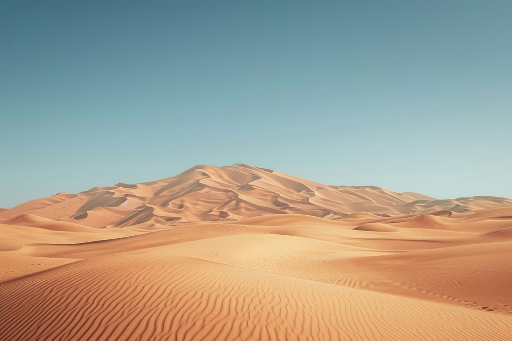 Empty scene desert outdoors horizon | Premium Photo - rawpixel