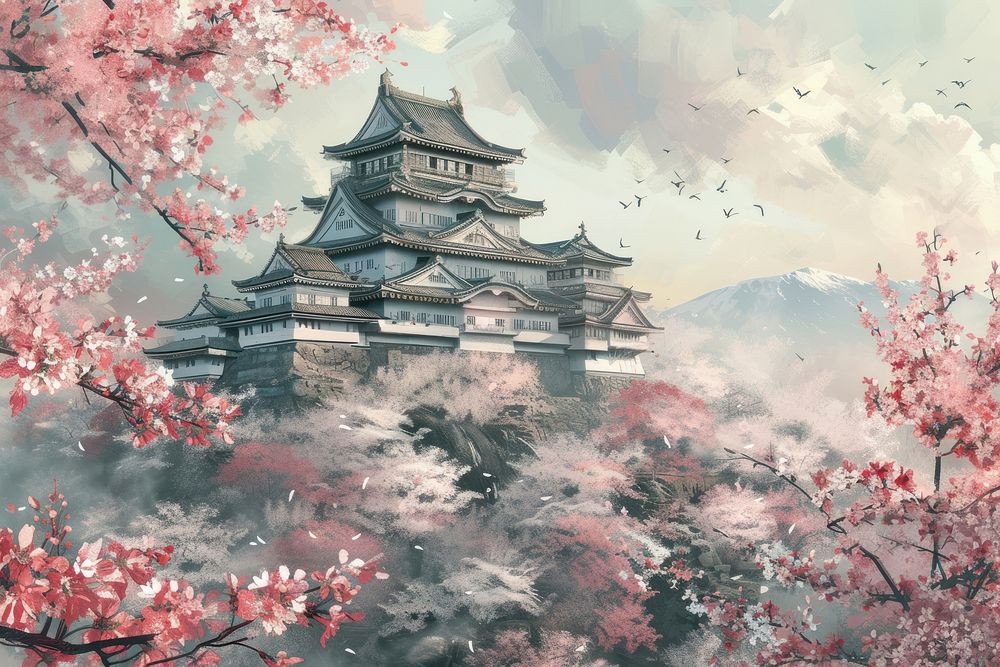 Japanese castle architecture building outdoors. | Premium Photo ...