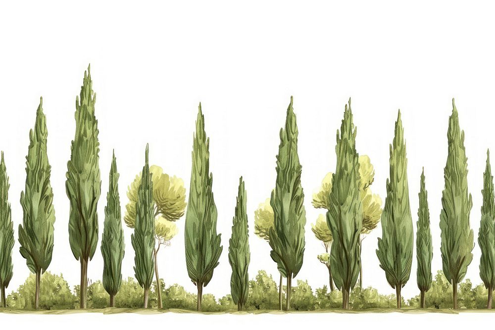 Cypress trees outdoors plant grass. | Premium Photo Illustration - rawpixel