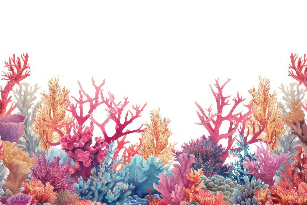 Coral reef backgrounds outdoors nature. | Premium Photo Illustration ...