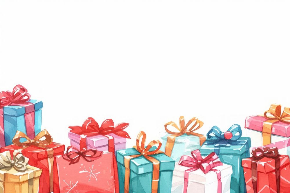 Gift boxes backgrounds white background | Premium Photo Illustration ...