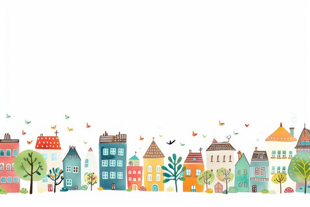 Town backgrounds outdoors drawing. | Premium Photo Illustration - rawpixel
