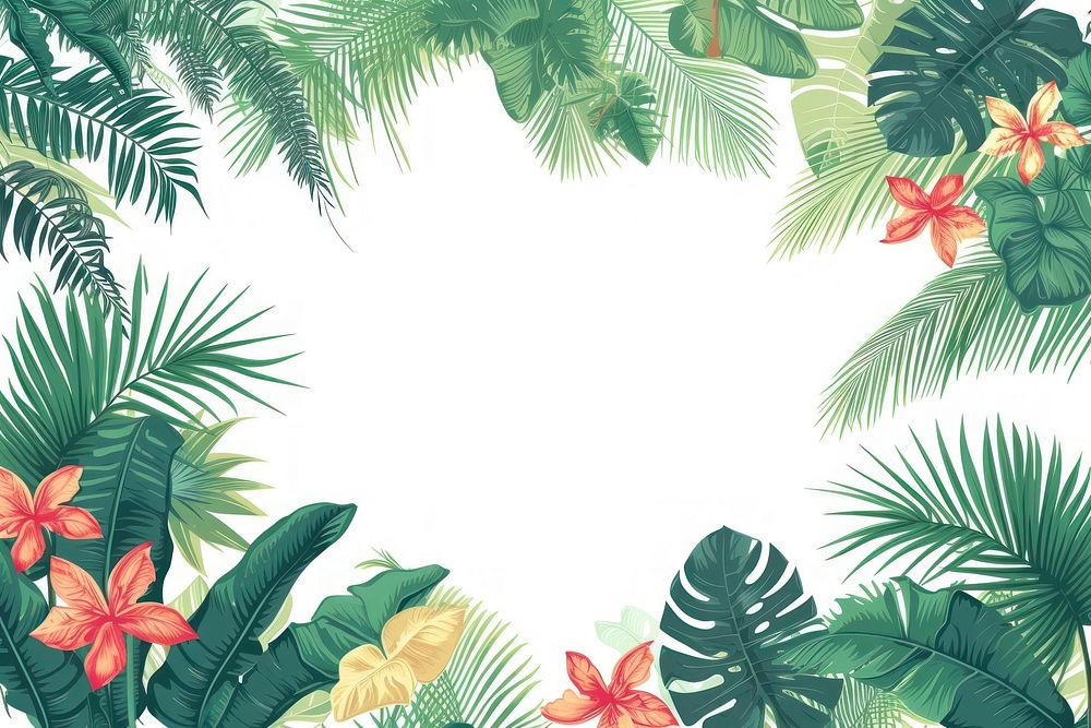Tropical backgrounds outdoors tropics. | Premium Photo Illustration ...