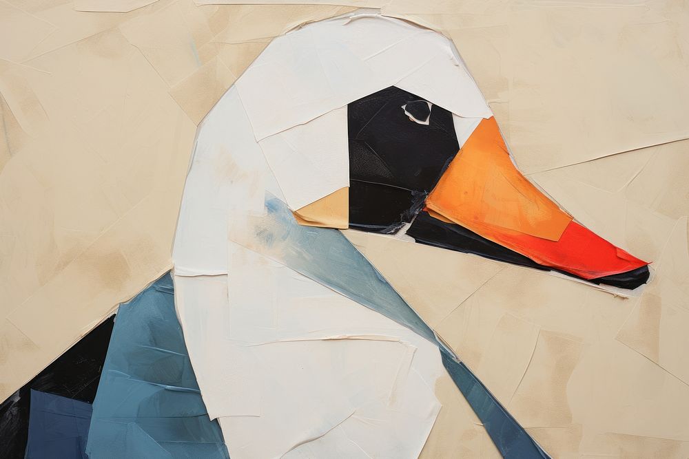Abstract duck ripped paper animal | Premium Photo - rawpixel