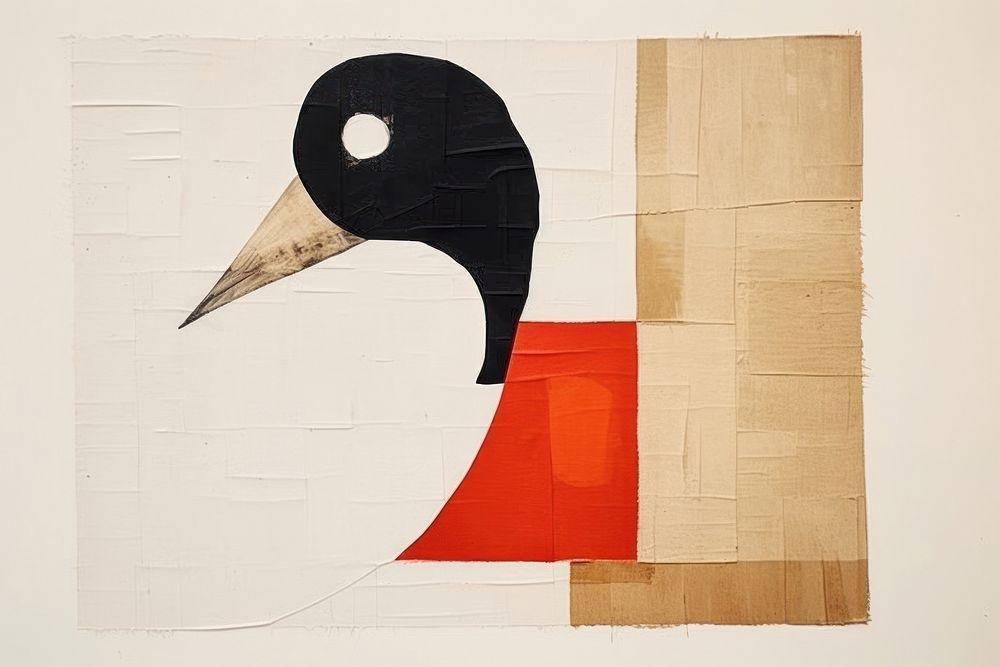 Abstract duck ripped paper art | Premium Photo - rawpixel