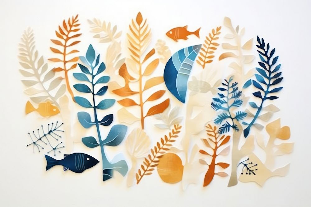 Abstract sea life ripped paper | Premium Photo - rawpixel