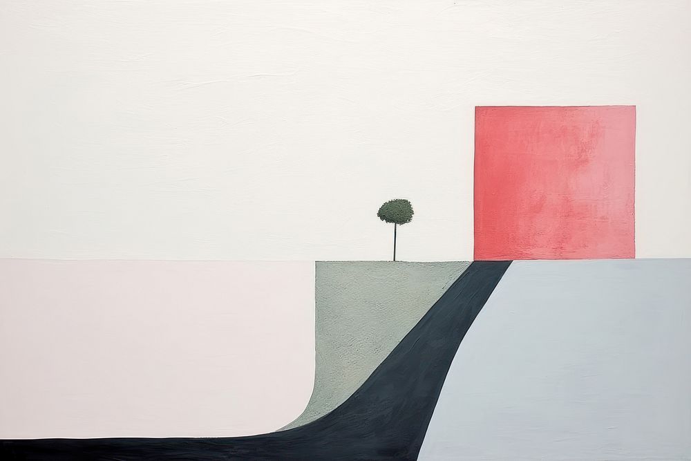 Abstract road paper art painting | Free Photo - rawpixel