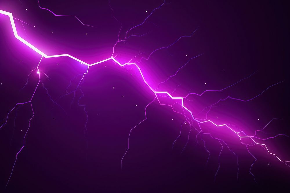 Neon purple toxic thunderstorm backgrounds | Free Photo Illustration ...