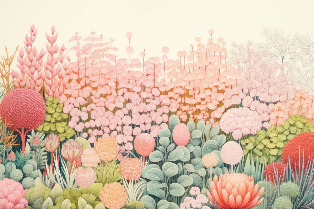 Garden backgrounds outdoors pattern. AI | Premium Photo Illustration ...