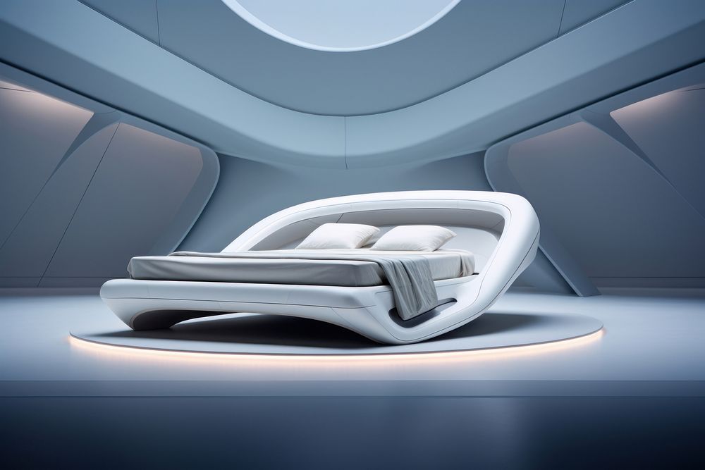 High-technology bed furniture vehicle transportation. | Premium Photo ...