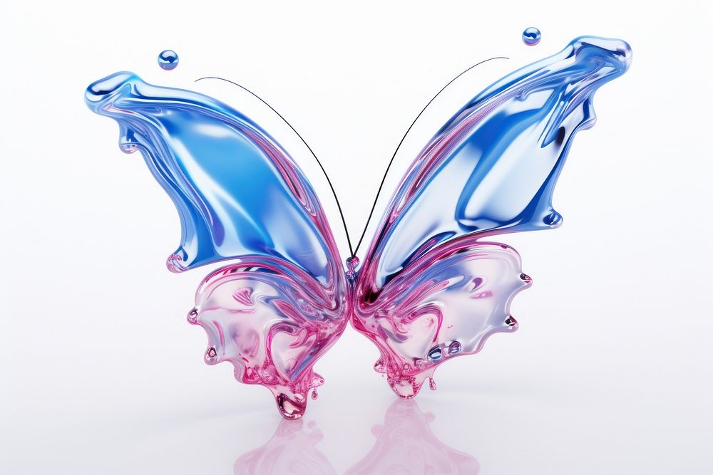 Flying butterfly melting purple art | Free Photo Illustration - rawpixel