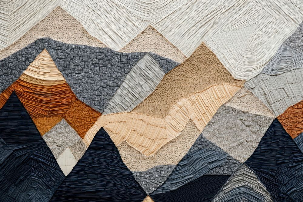 Repeated triangle pattern quilt backgrounds | Premium Photo ...