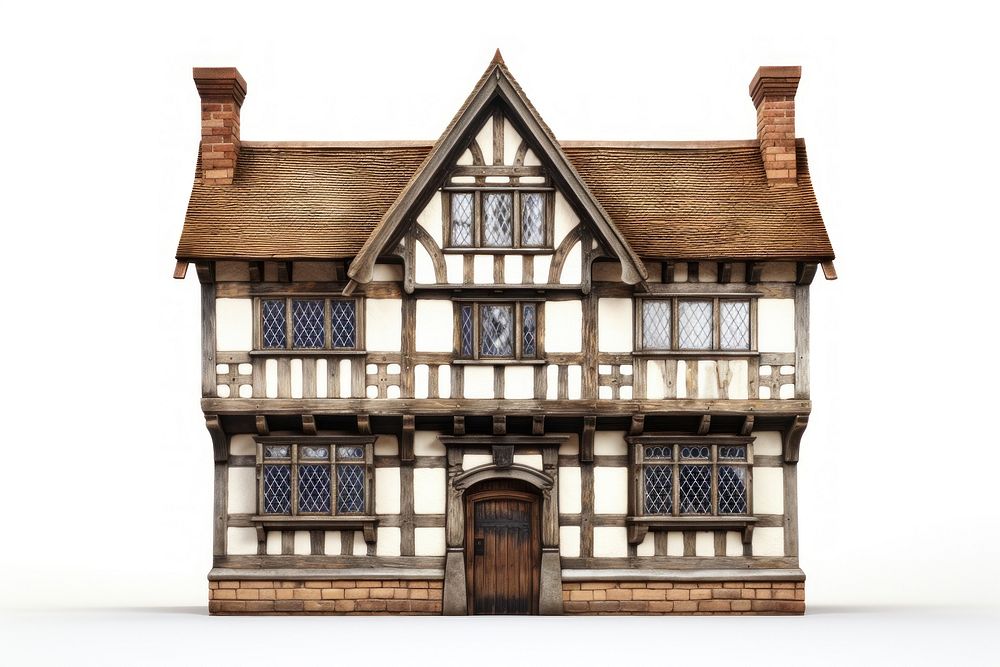 Tudor townhouse architecture building cottage. | Premium Photo - rawpixel