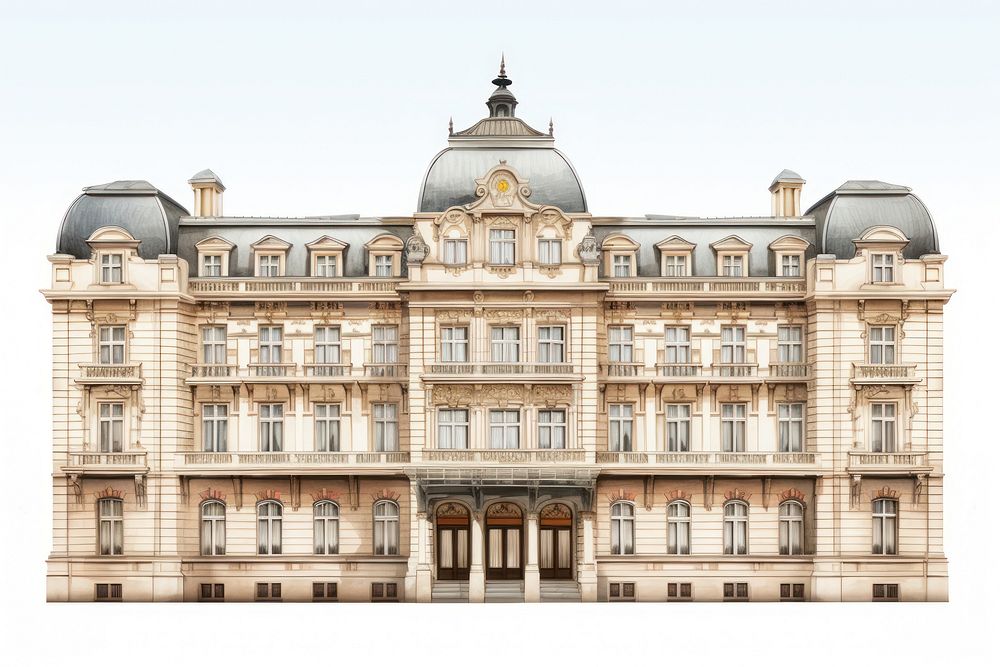 Classic European hotel architecture building | Free Photo - rawpixel