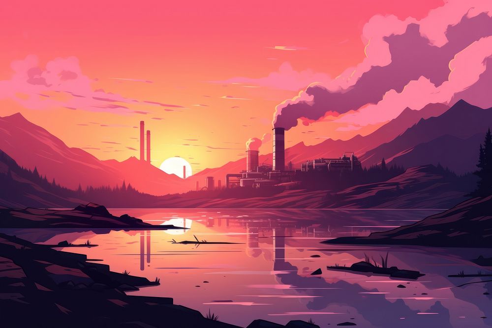 Illustration climate change landscape architecture | Free Photo ...