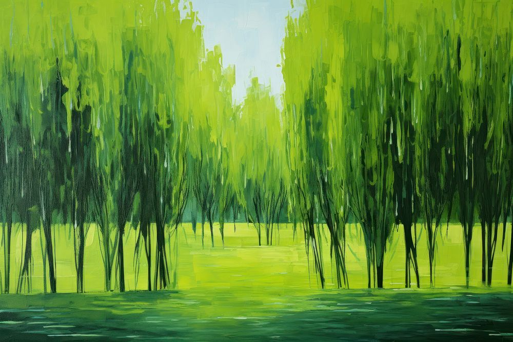 Painting green tree backgrounds. | Premium Photo Illustration - rawpixel