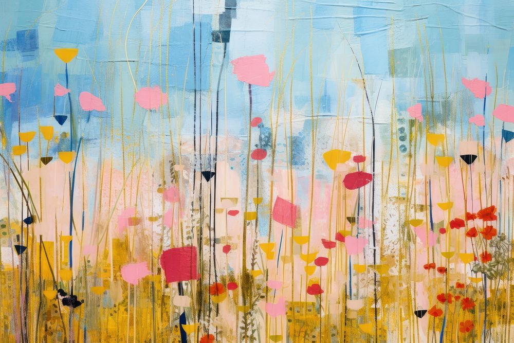 Spring abstract painting flower. | Premium Photo Illustration - rawpixel