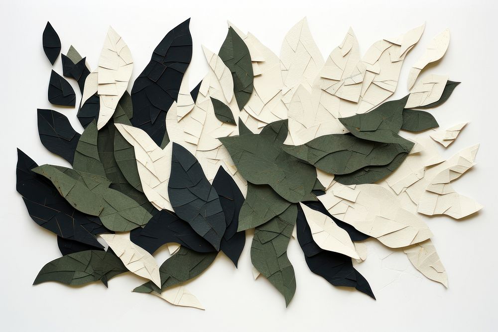 Leaf paper art plant. | Free Photo Illustration - rawpixel