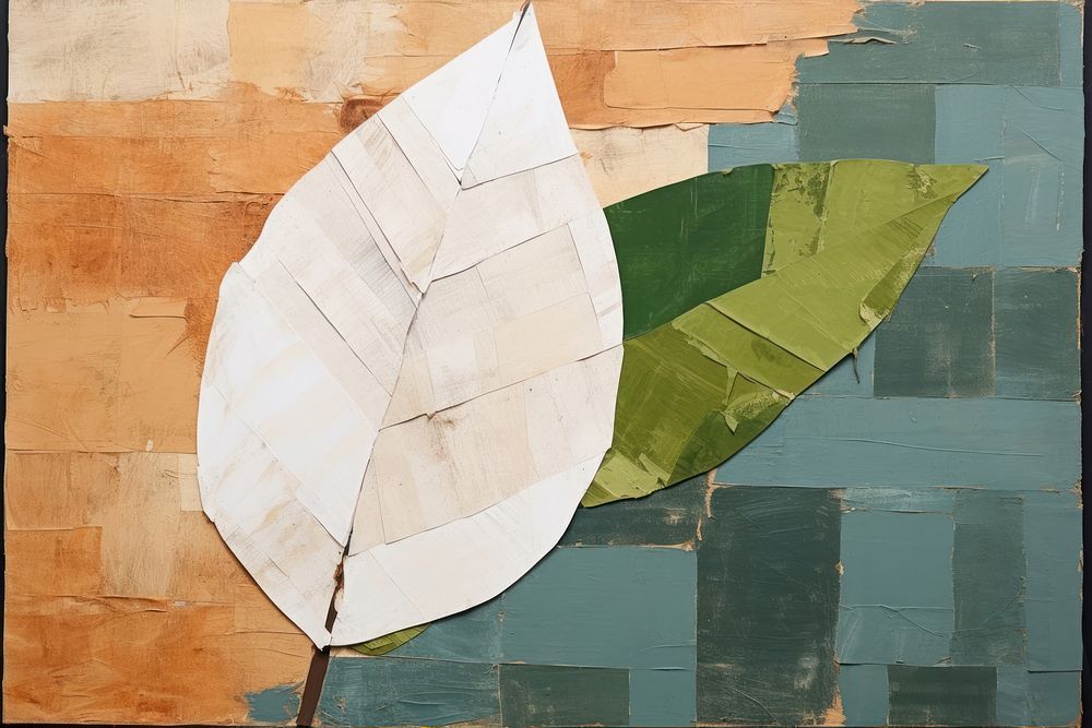 Leaf art painting plant. | Free Photo Illustration - rawpixel