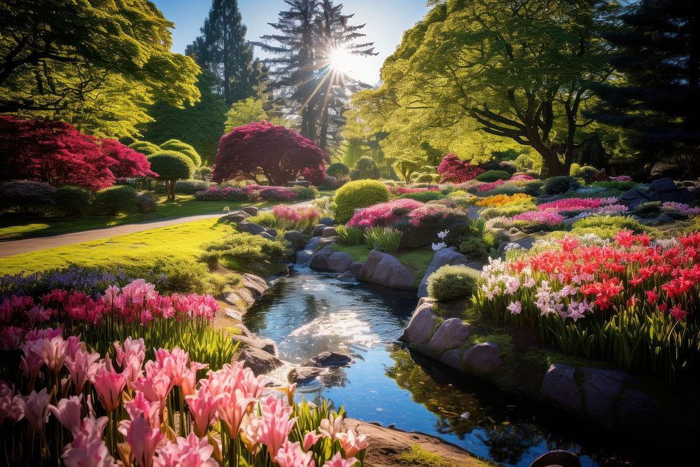 Park flower garden tree. | Free Photo - rawpixel