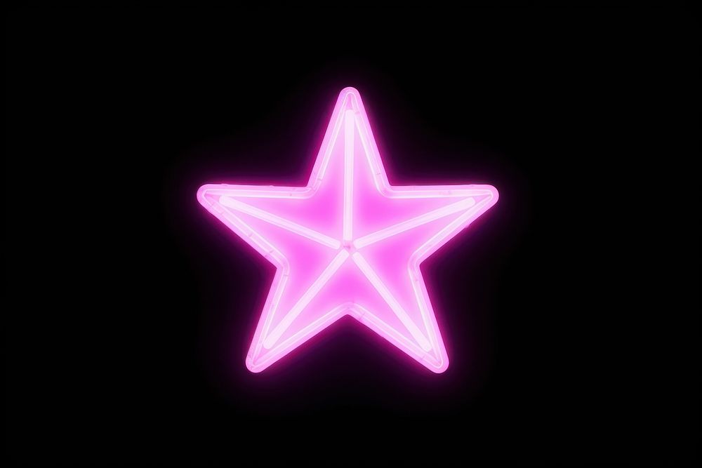 Pastel neon star symbol illuminated | Free Photo - rawpixel