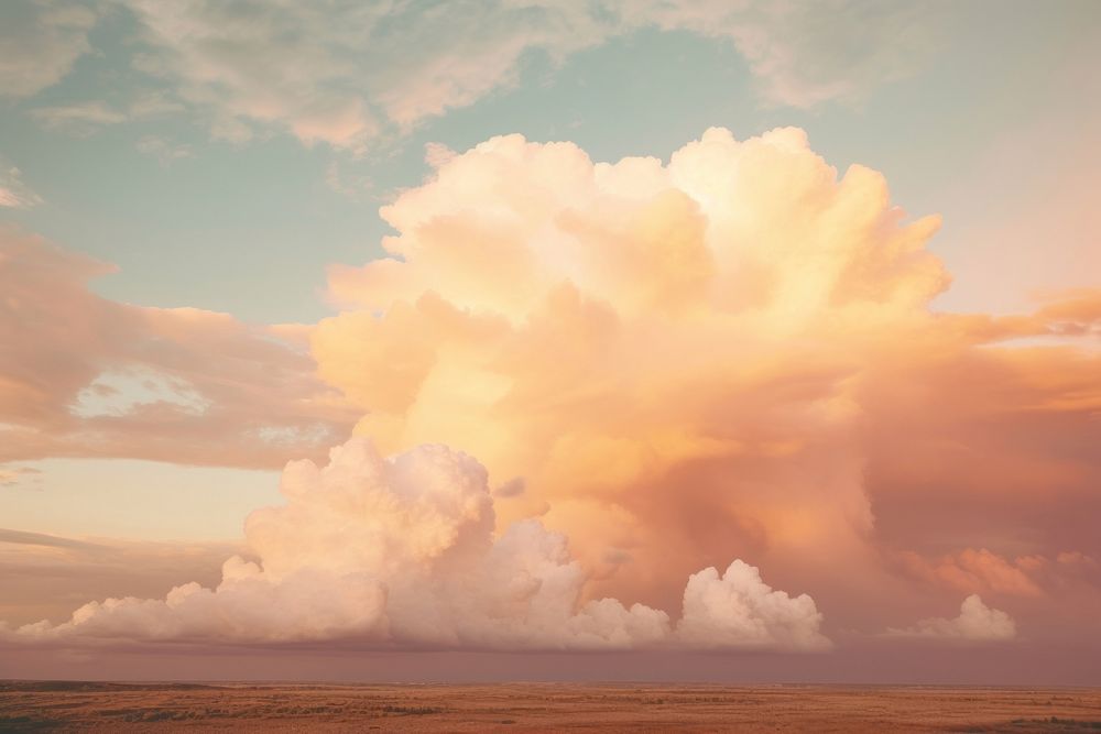 Clouds outdoors horizon nature. AI | Premium Photo - rawpixel