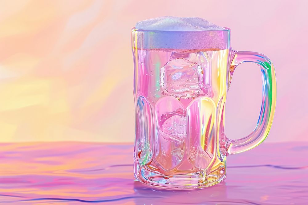 Beer mug transparent drink glass. | Free Photo Illustration - rawpixel