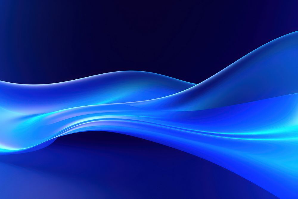 Blue freeform shaped neon background | Free Photo Illustration - rawpixel
