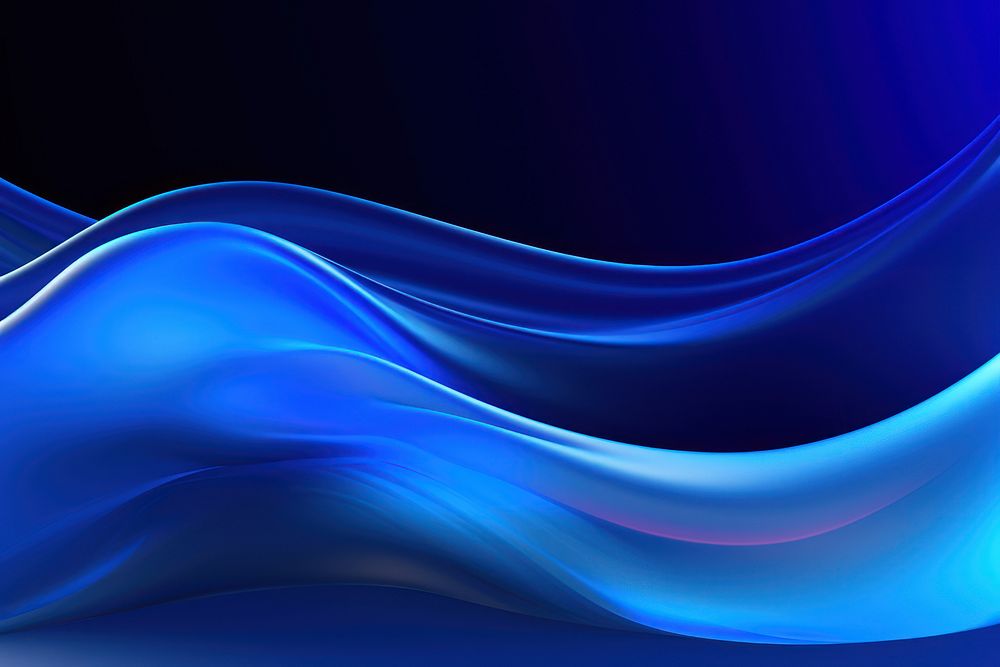 Blue freeform shaped neon background | Premium Photo Illustration ...