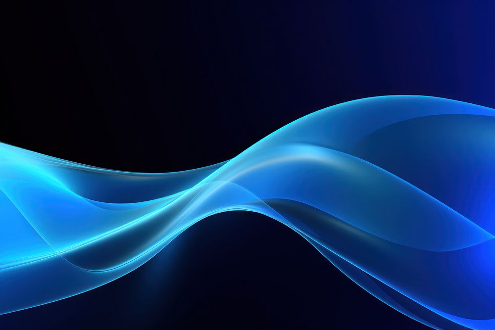 Blue freeform shaped neon background | Free Photo Illustration - rawpixel
