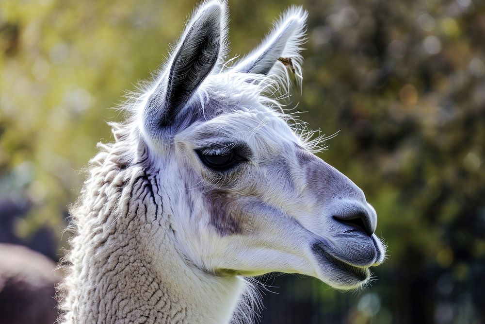 Lama portrait animal mammal. | Free Photo - rawpixel