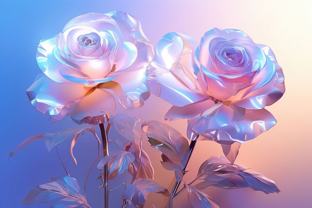 Rose bouquet flower plant art. | Premium Photo Illustration - rawpixel