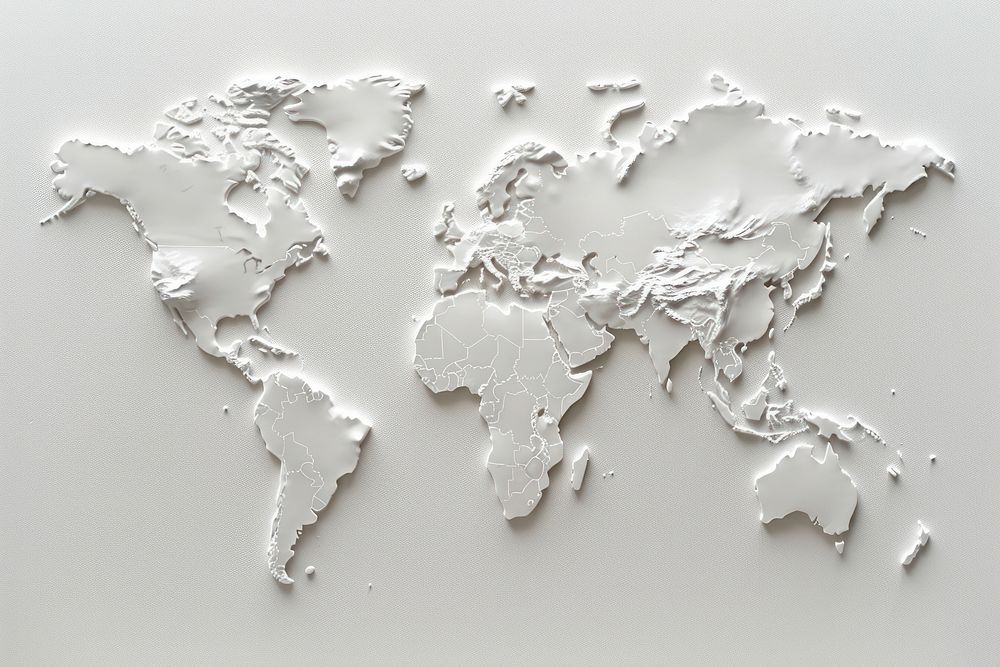 Bas-relief world map sculpture texture | Premium Photo - rawpixel