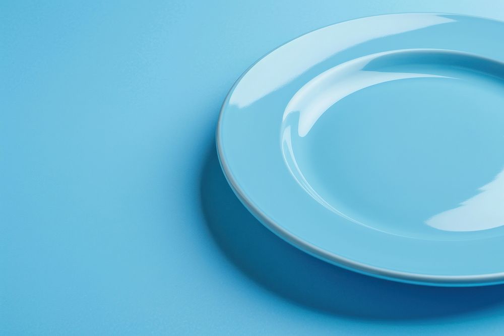 Plate blue food silverware. | Premium Photo - rawpixel