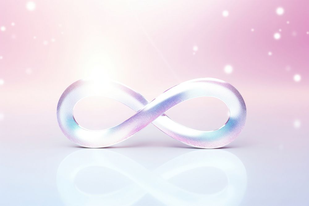 Minimal silver infinity sign illuminated | Free Photo Illustration ...