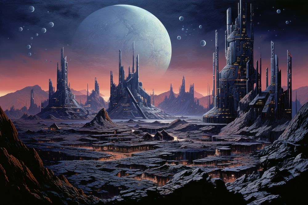 Apocalypse astronomy landscape outdoors | Free Photo Illustration ...