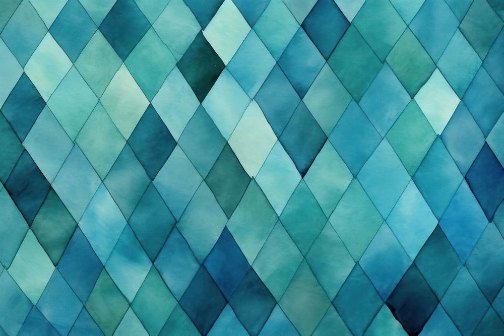 Geometric background turquoise blue watercolor | Premium Photo ...